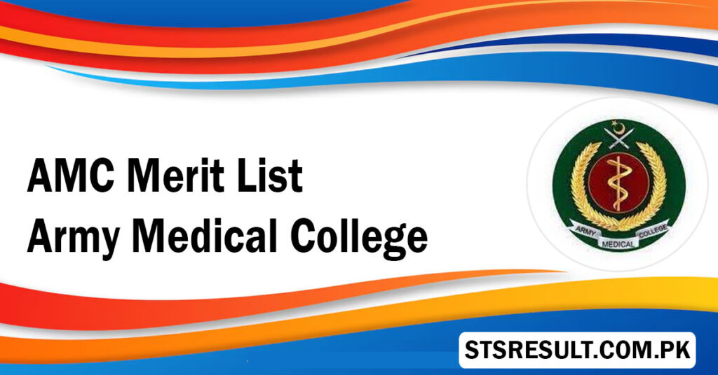 AMC Merit List 2024 Army Medical College MBBS BDS