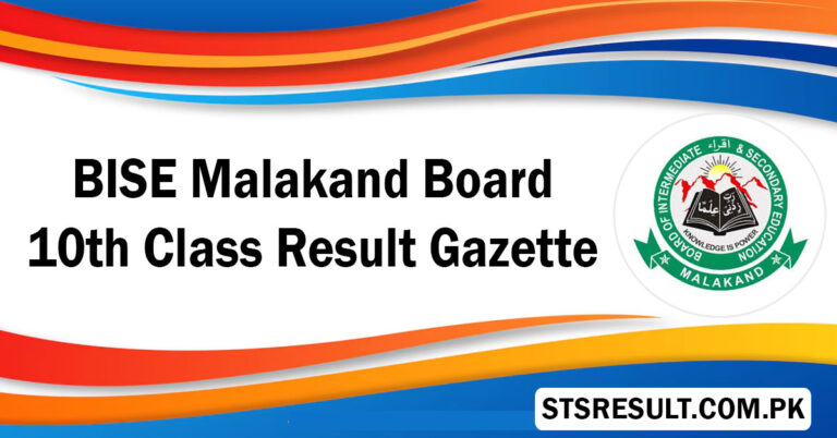 BISE Malakand Board 10th Class Result Gazette 2024 PDF Download