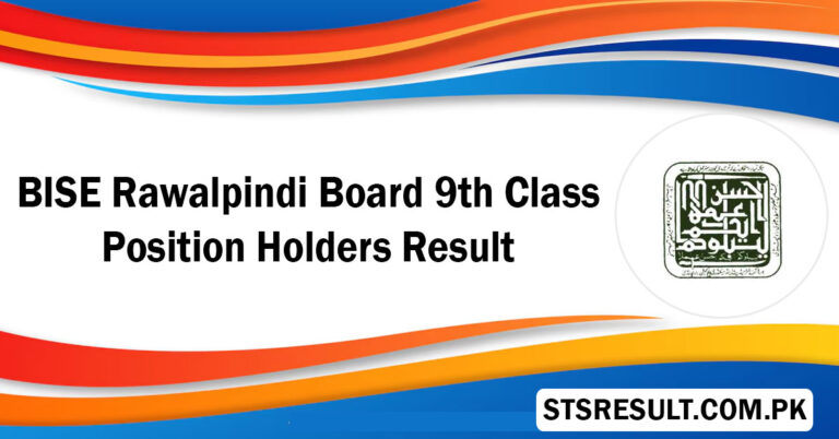 BISE Rawalpindi Board 9th Class Position Holders Result 2024 Toppers Name