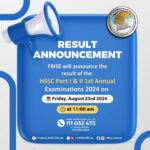 FBISE Result Gazette 2024 Federal Board HSSC 1, 2 Gazette