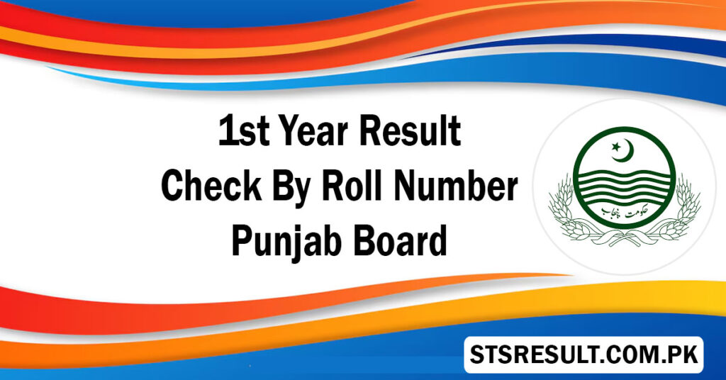 1st Year Result Check By Roll Number 2024 Punjab Board