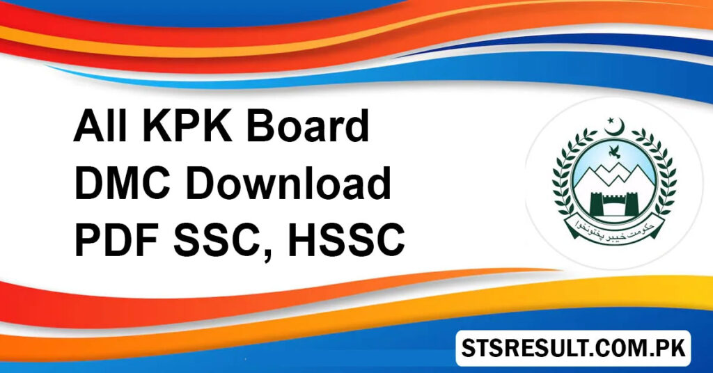 All KPK Board DMC 2024 Download PDF SSC, HSSC